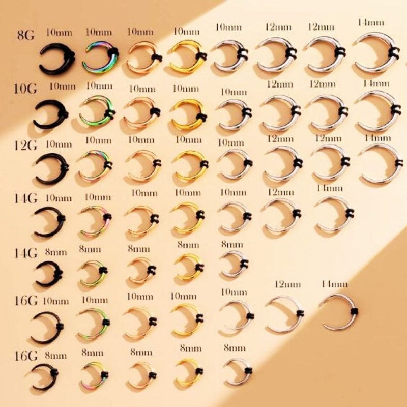 A Comprehensive Guide to Septum Ring Sizes: Finding the Perfect Fit ...