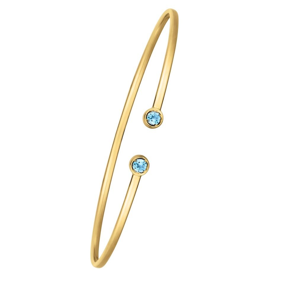 Gold Bangles for Women | 10k, 14, 18k Bangle Bracelets | Boelry