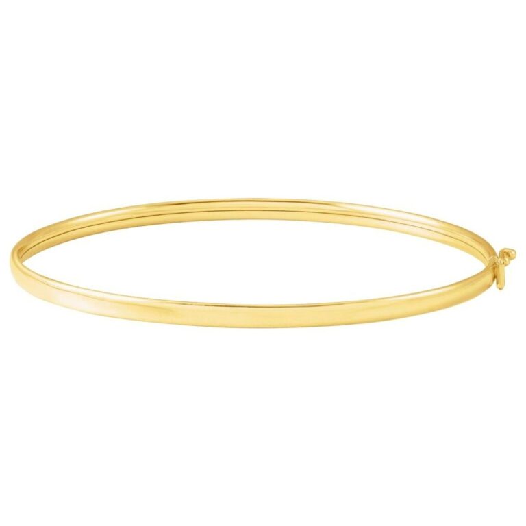 Gold Bangles for Women | 10k, 14, 18k Bangle Bracelets | Boelry