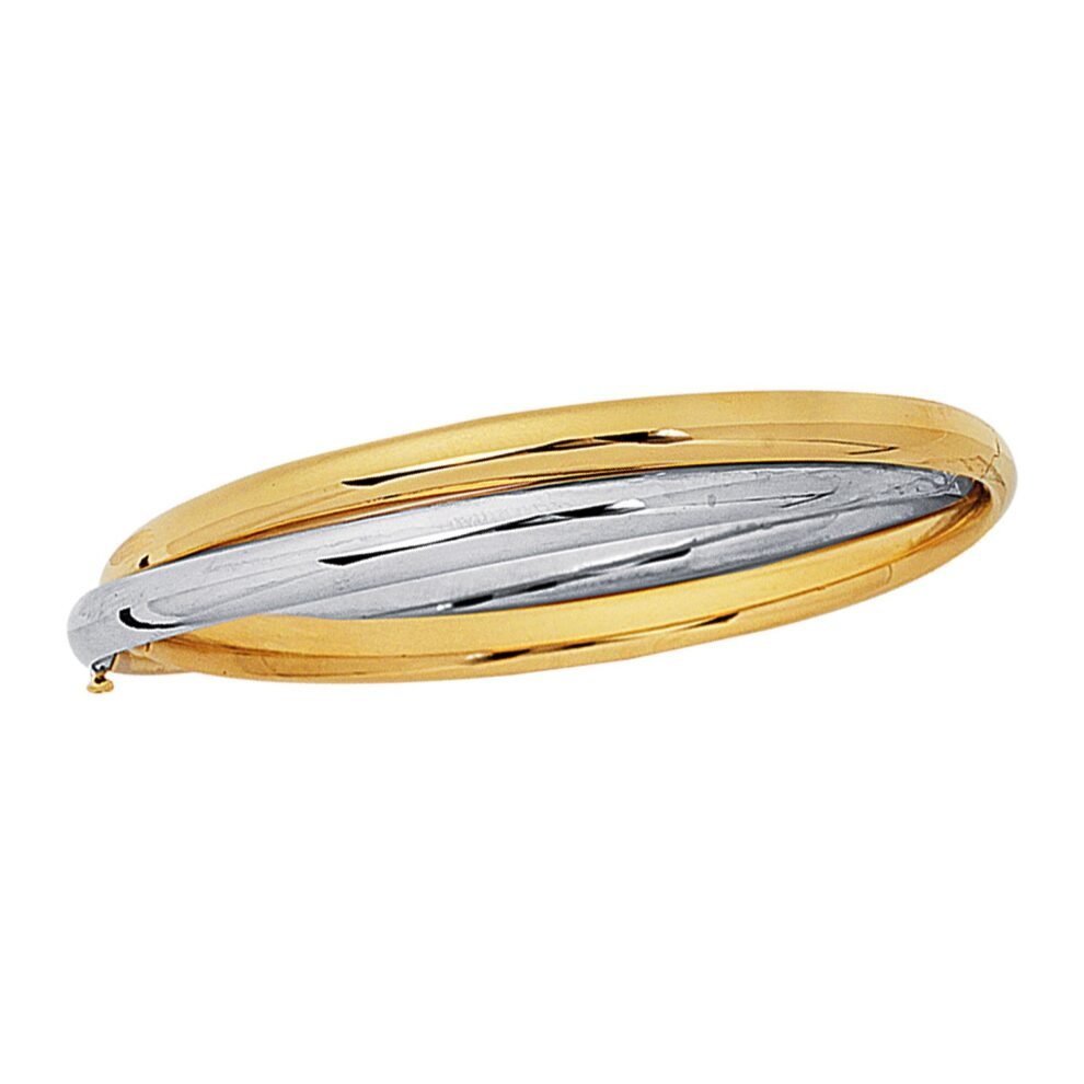 Gold Bangles for Women | 10k, 14, 18k Bangle Bracelets | Boelry